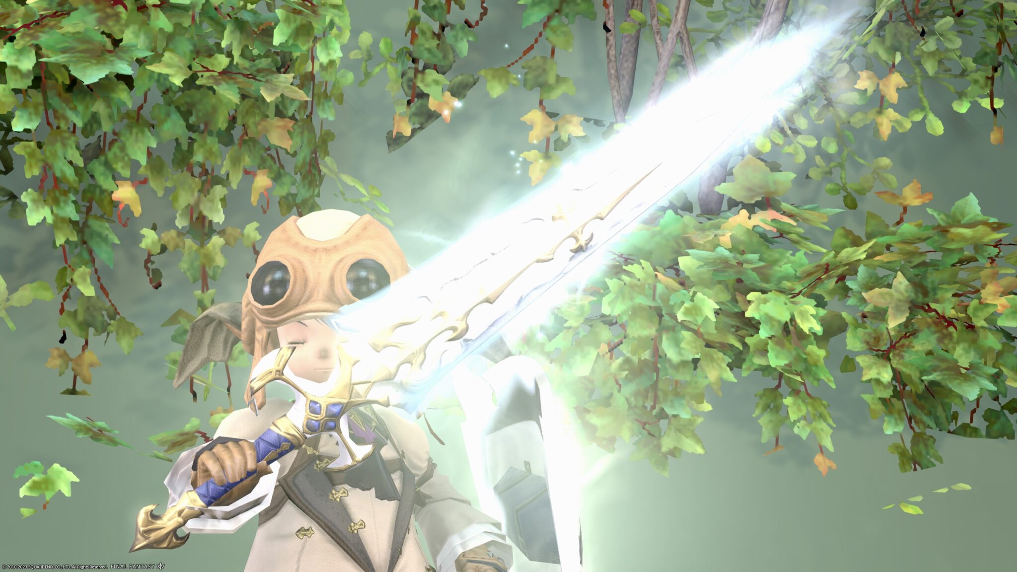 Paladin’s Zodiac Weapon 4th stage / Glowing in white silver “Curtana ...