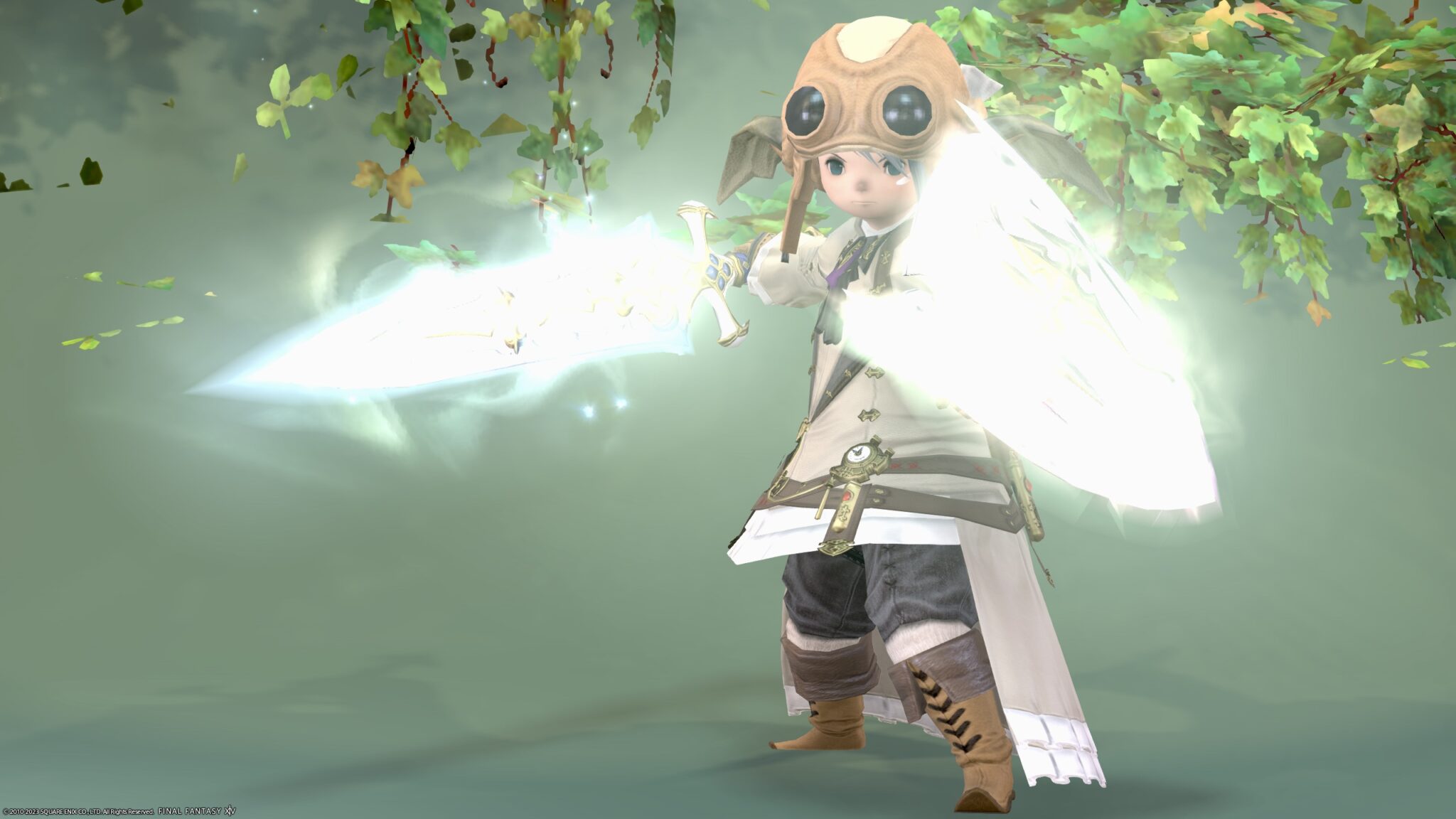 Paladin’s Zodiac Weapon 4th stage / Glowing in white silver “Curtana ...