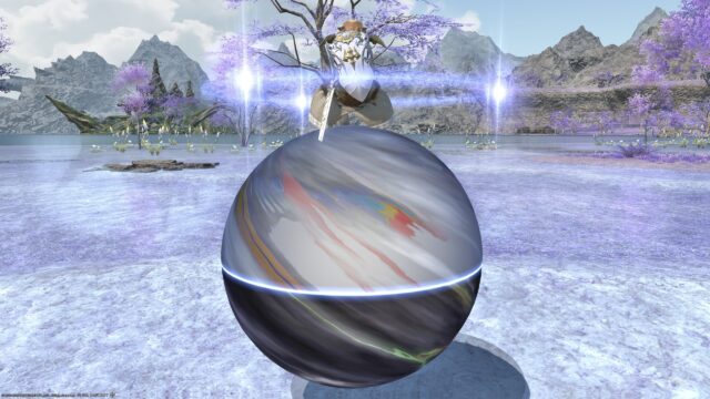 Baldesion Arsenal’s sphere mount “Demi-Ozma” with Eureka reflected ...