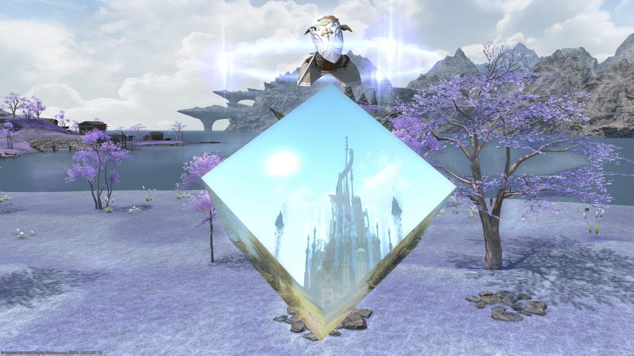 Baldesion Arsenal’s sphere mount “Demi-Ozma” with Eureka reflected ...