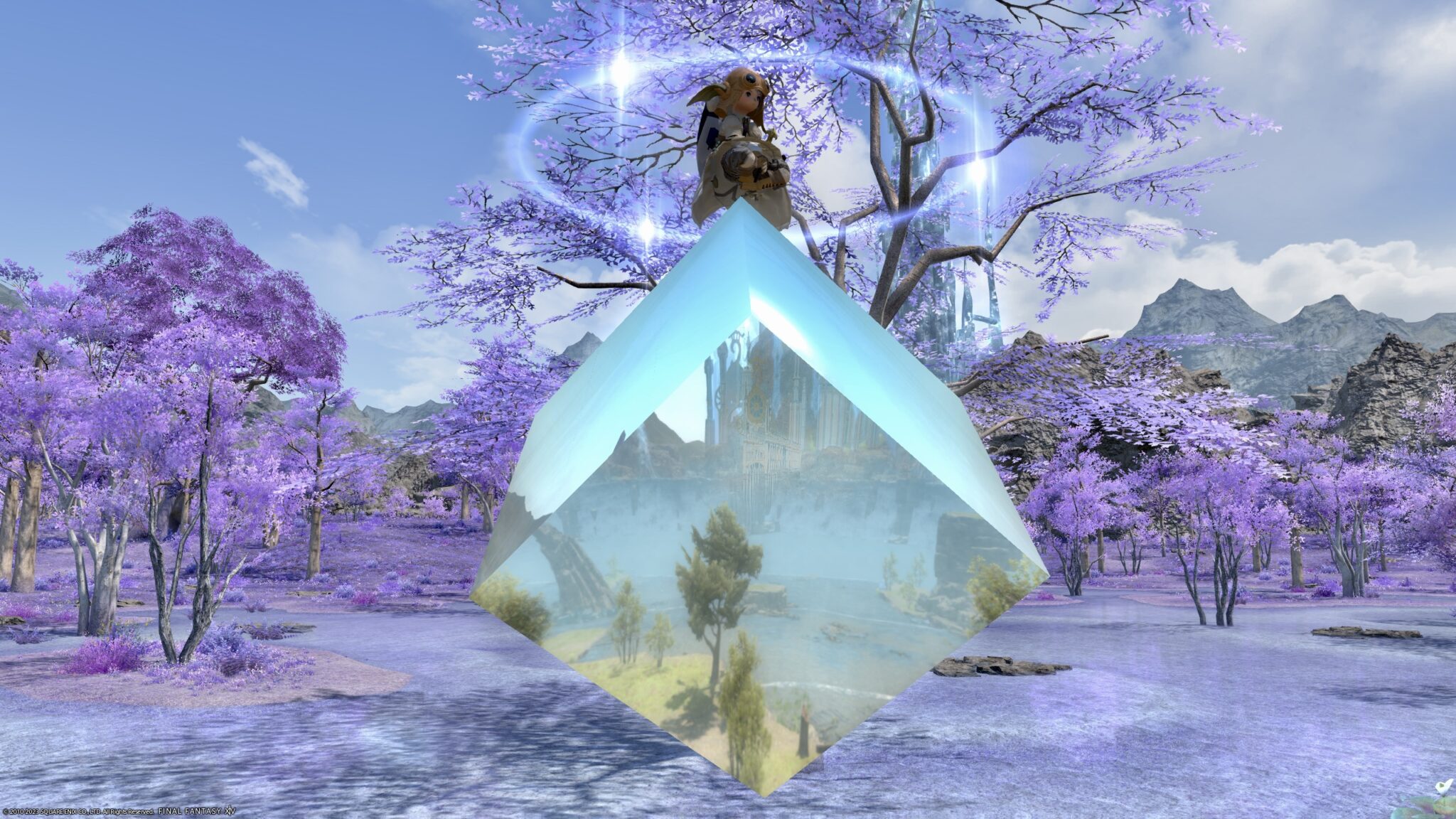 Baldesion Arsenal’s sphere mount “Demi-Ozma” with Eureka reflected ...