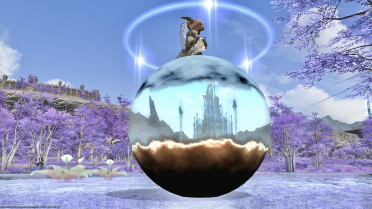 Baldesion Arsenal’s sphere mount “Demi-Ozma” with Eureka reflected ...