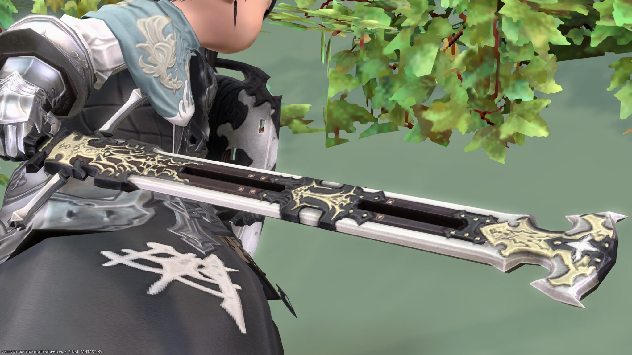 Paladin’s Eureka Weapon third form, cross-shaped “Elemental Sword ...