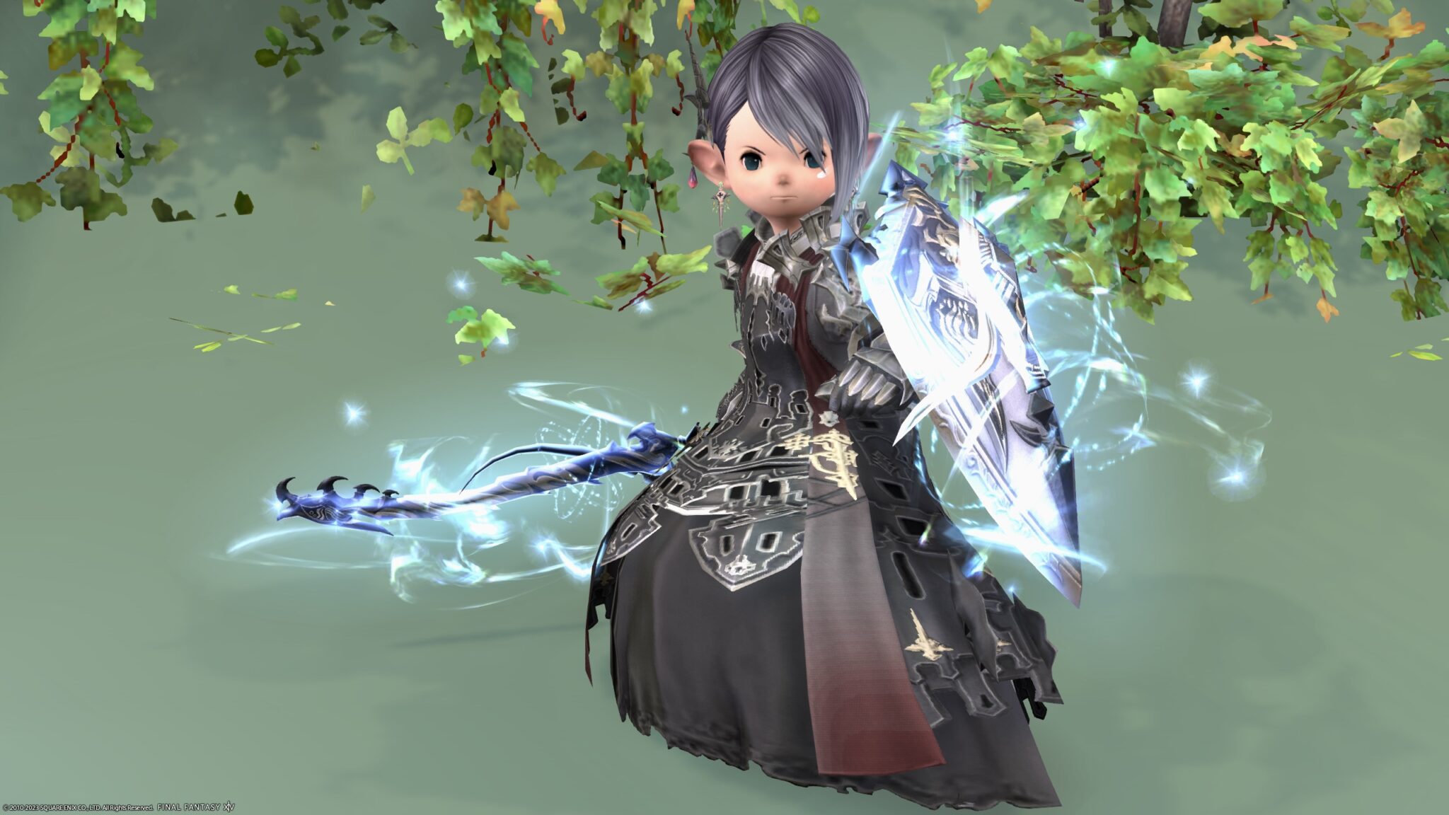 Paladin’s Eureka Weapon final form, glowing cursed sword-shield “Antea ...