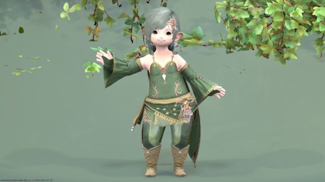 I tried a cute cosplay of Rydia from FF4! (Lalafell Girl Ver ...