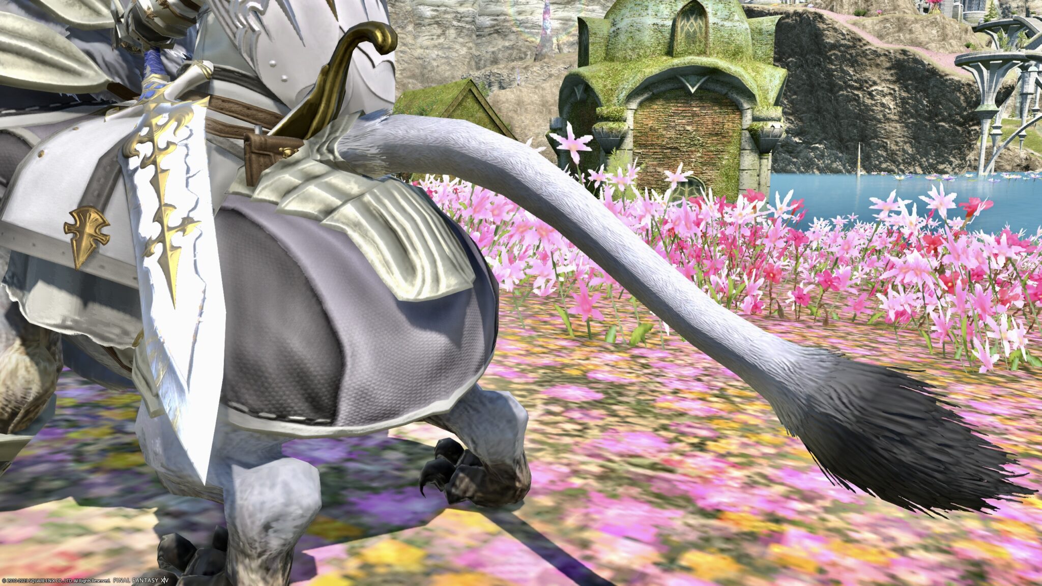 Armor-clad white lion mount “Battle Lion” (Tank You, Paladin III ...