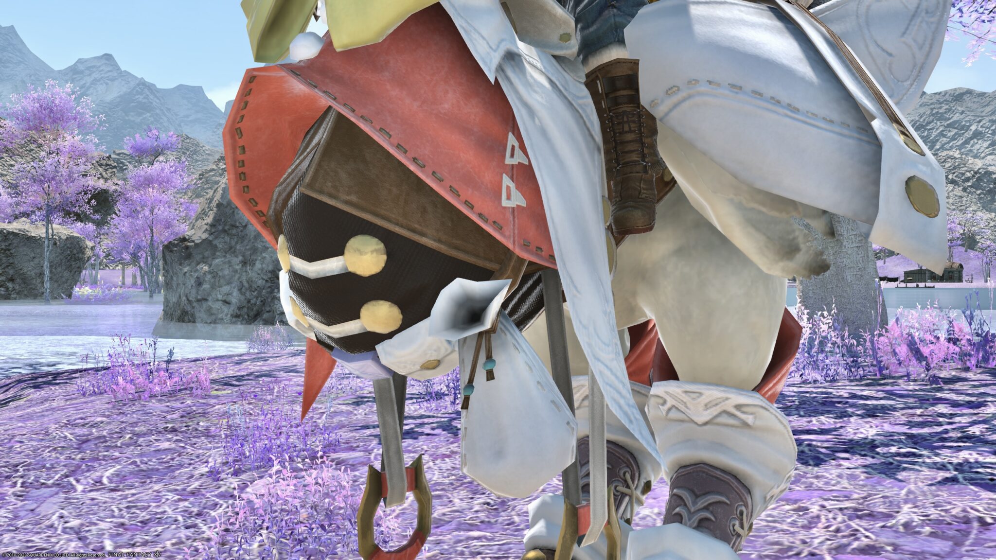 The cutest cat ear chocobo armor “Felicitous Barding” (The island ...