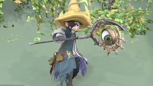 Creepy black mage weapon with moving eyes “Tropaios Rod” | Norirow Note ...