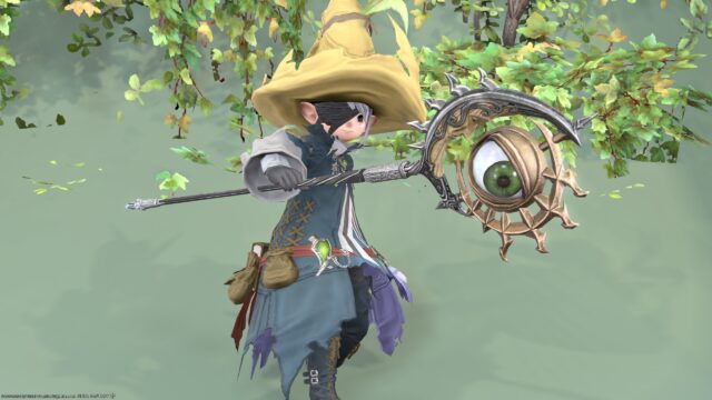 Creepy black mage weapon with moving eyes “Tropaios Rod” | Norirow Note ...