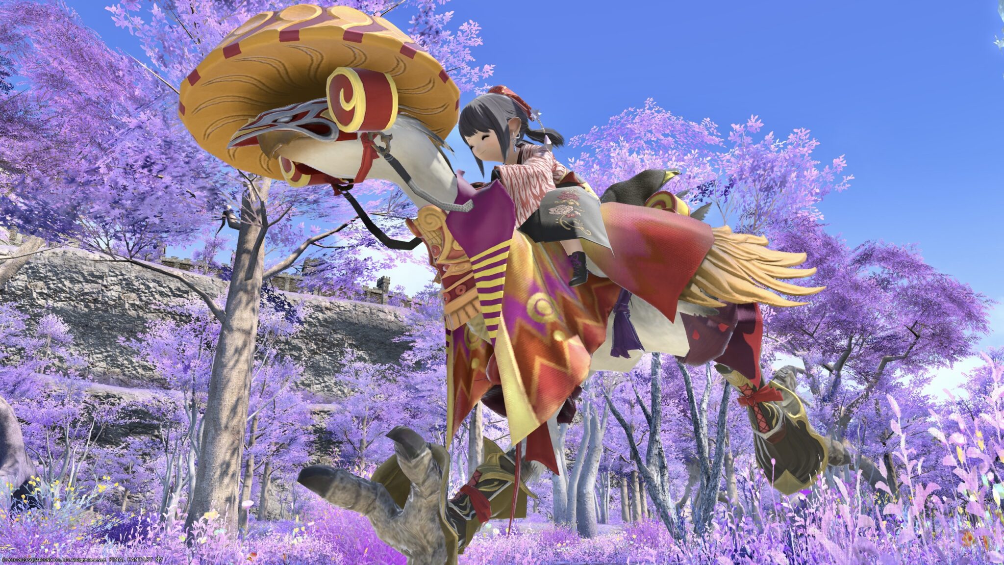 Precious kimono and samurai-like chocobo armor “Yojimbo Barding ...