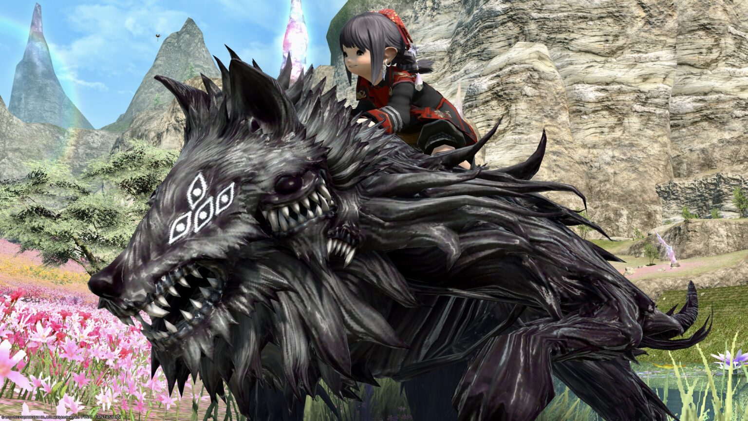 Eden’s Promise: Litany “Shadowkeeper” Mount “Shadow Wolf” (Lalafell Ver ...