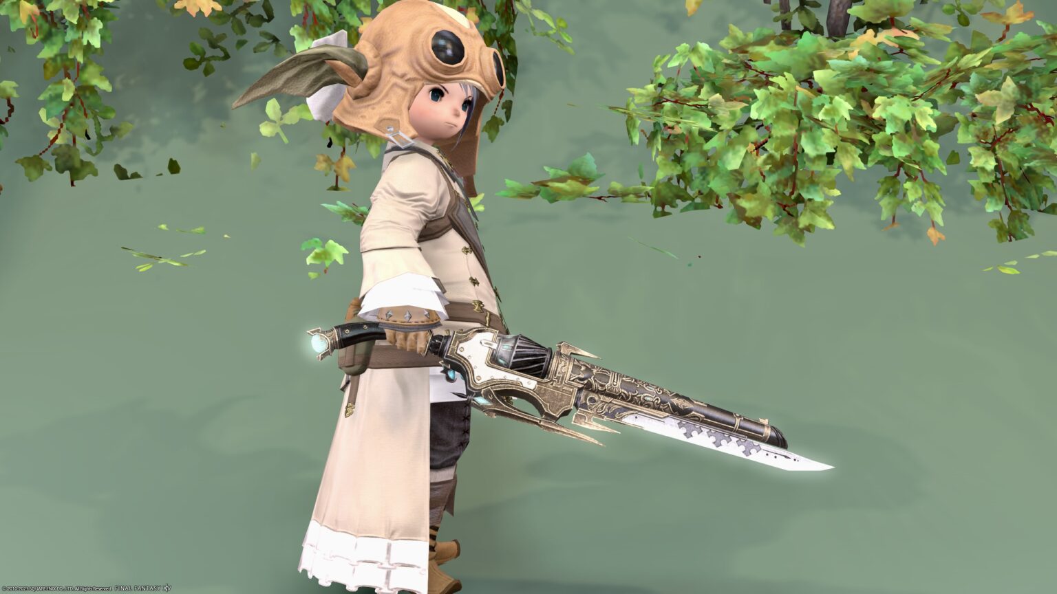 Antique and fashionable Gunbreaker weapon “Classical Gunblade ...