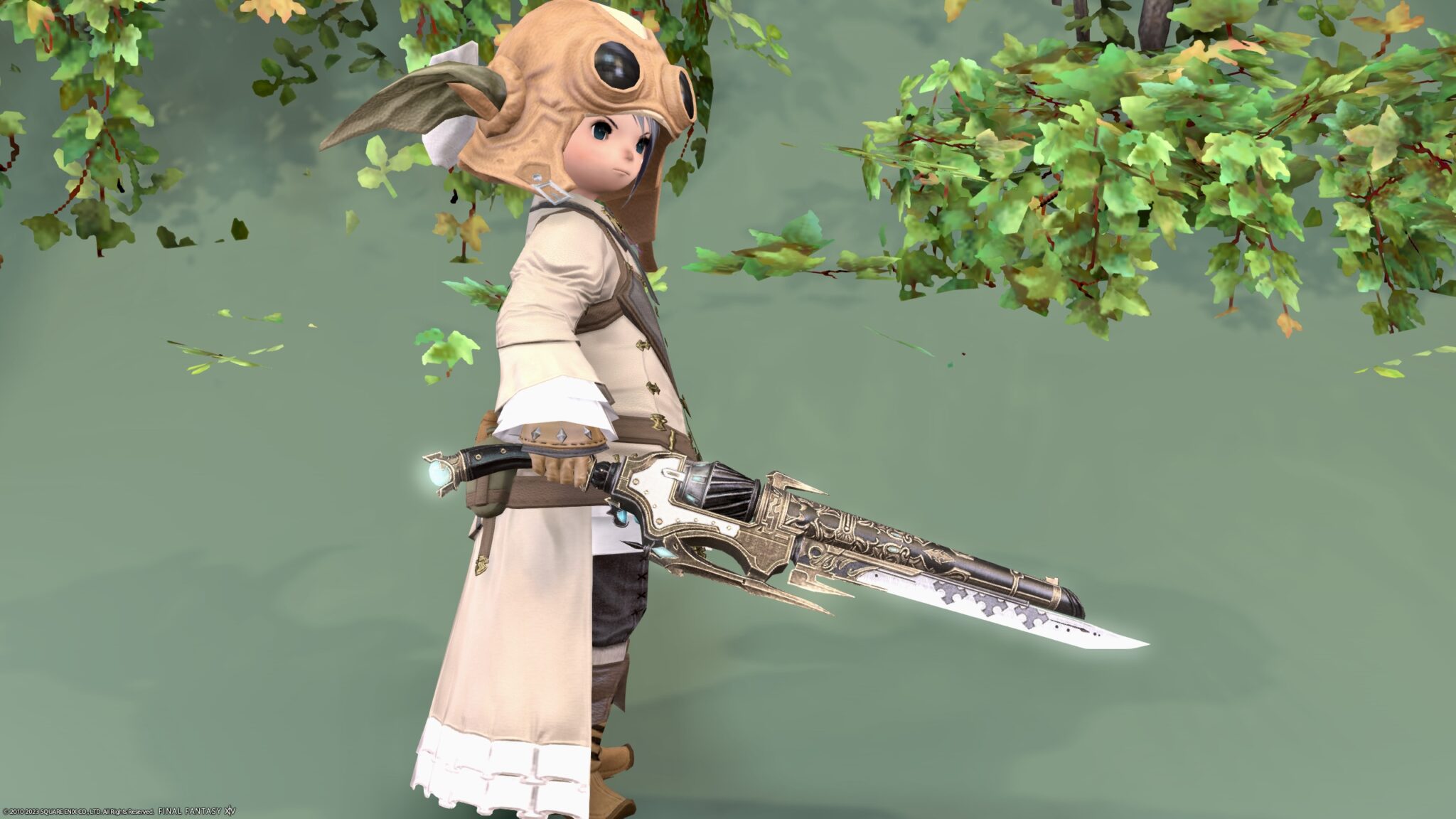 Antique and fashionable Gunbreaker weapon “Classical Gunblade ...