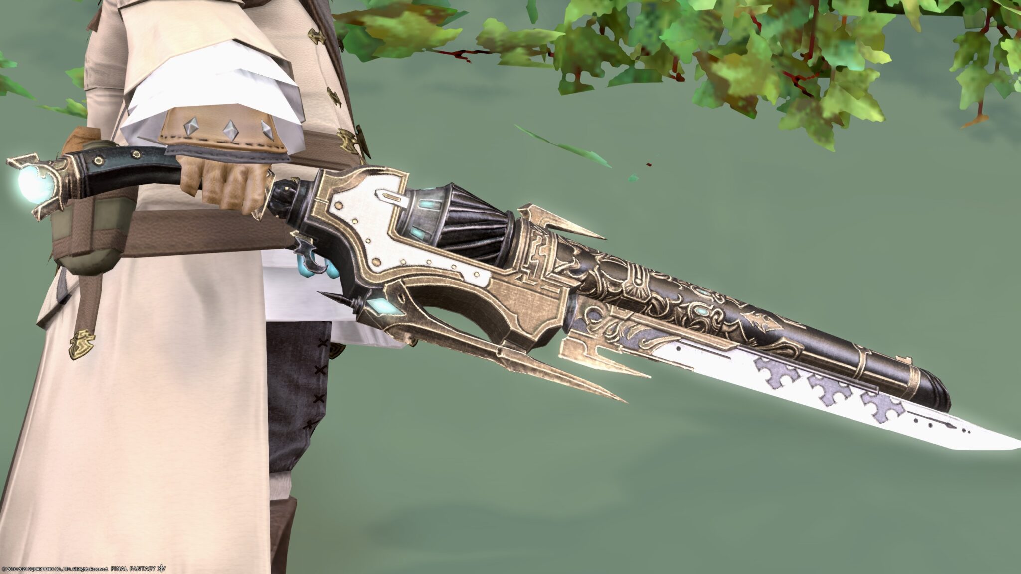 Antique and fashionable Gunbreaker weapon “Classical Gunblade ...