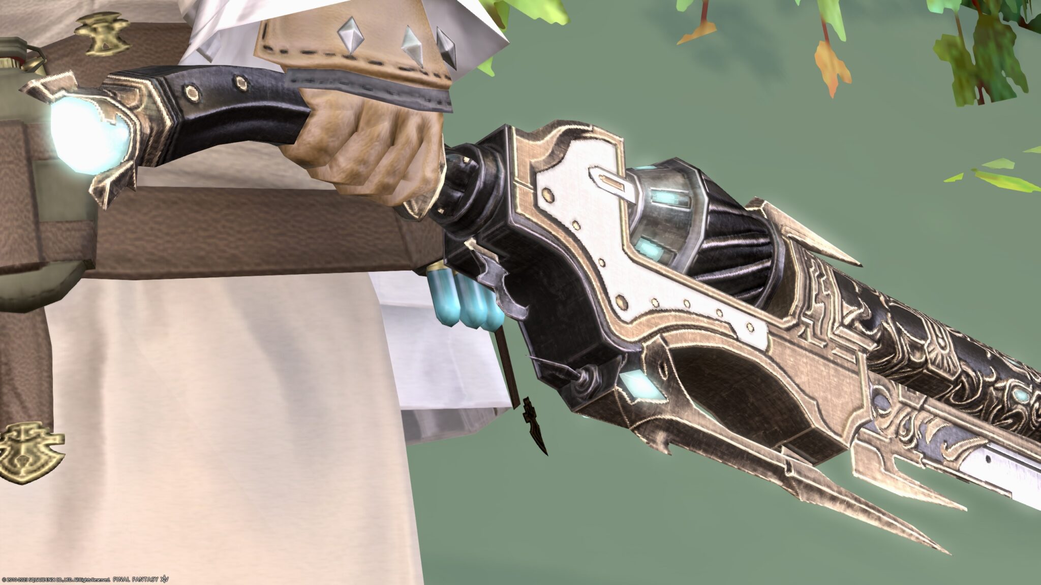 Antique and fashionable Gunbreaker weapon “Classical Gunblade ...