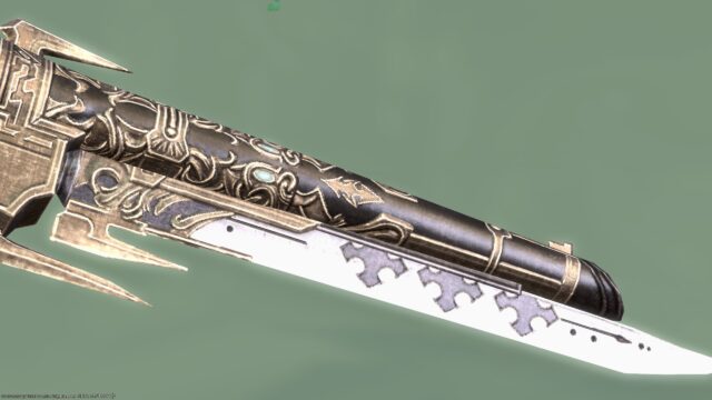 Antique and fashionable Gunbreaker weapon “Classical Gunblade ...