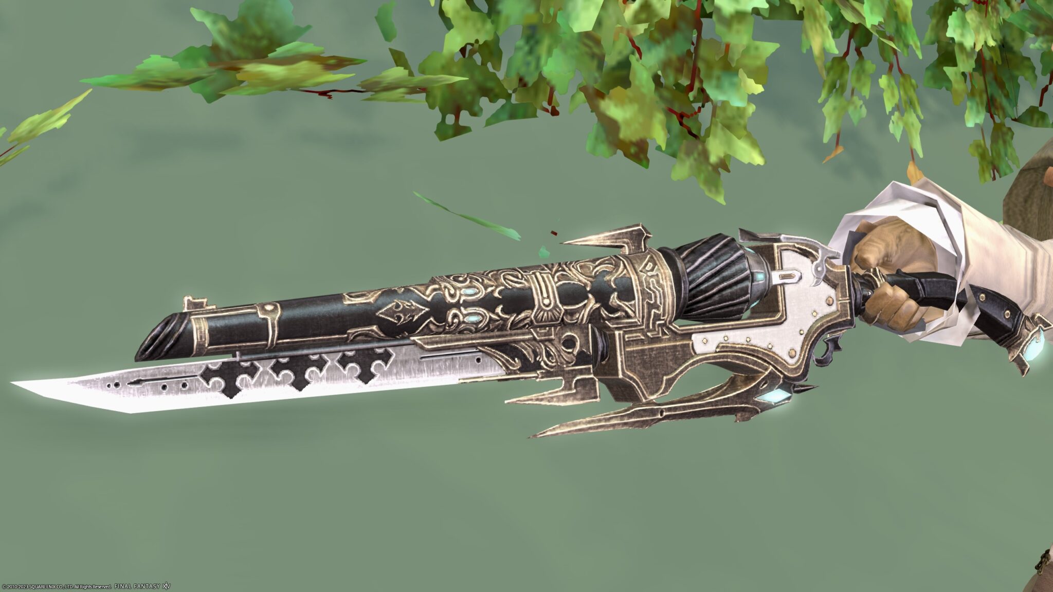 Antique and fashionable Gunbreaker weapon “Classical Gunblade ...