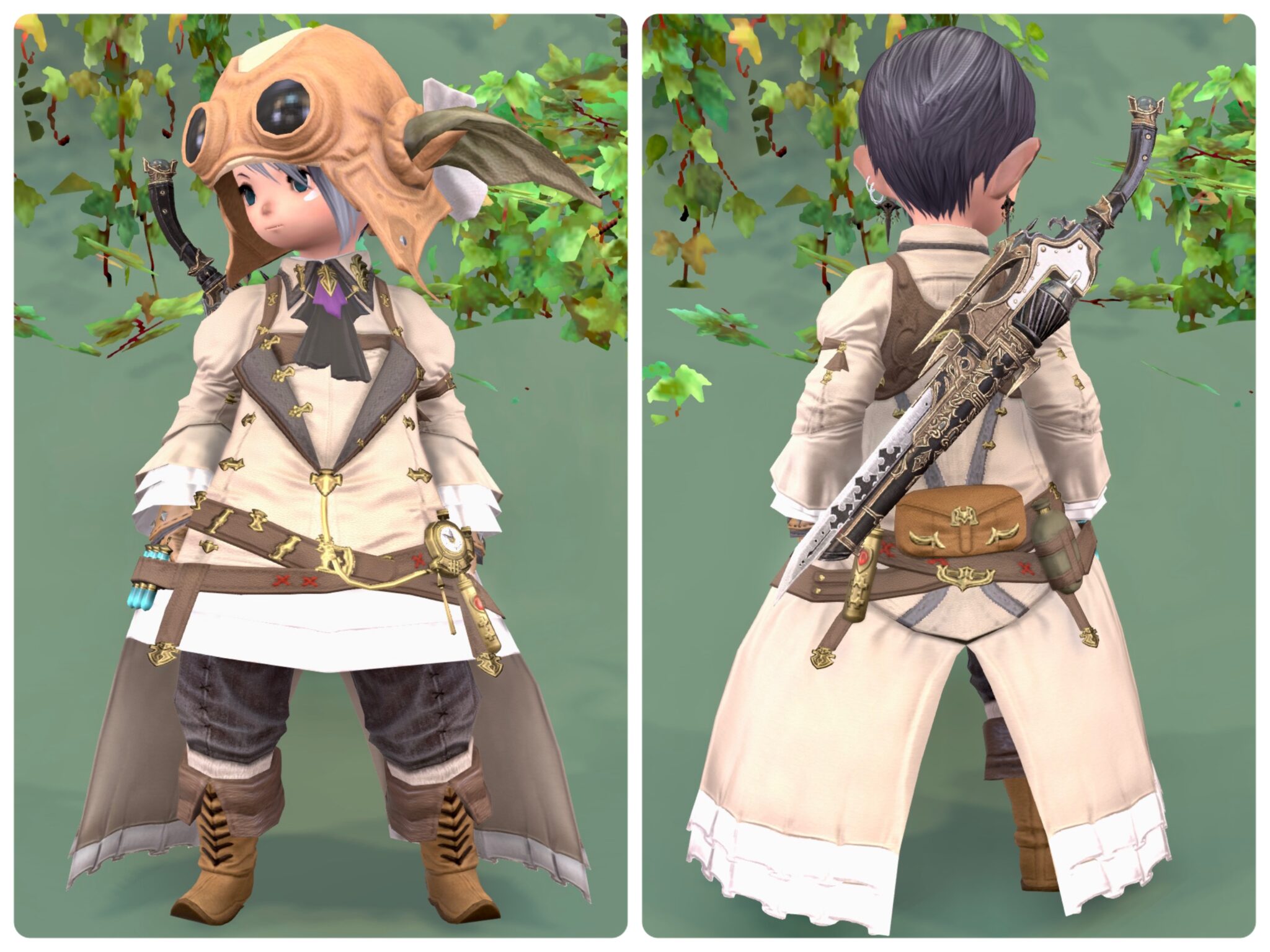 Antique and fashionable Gunbreaker weapon “Classical Gunblade ...