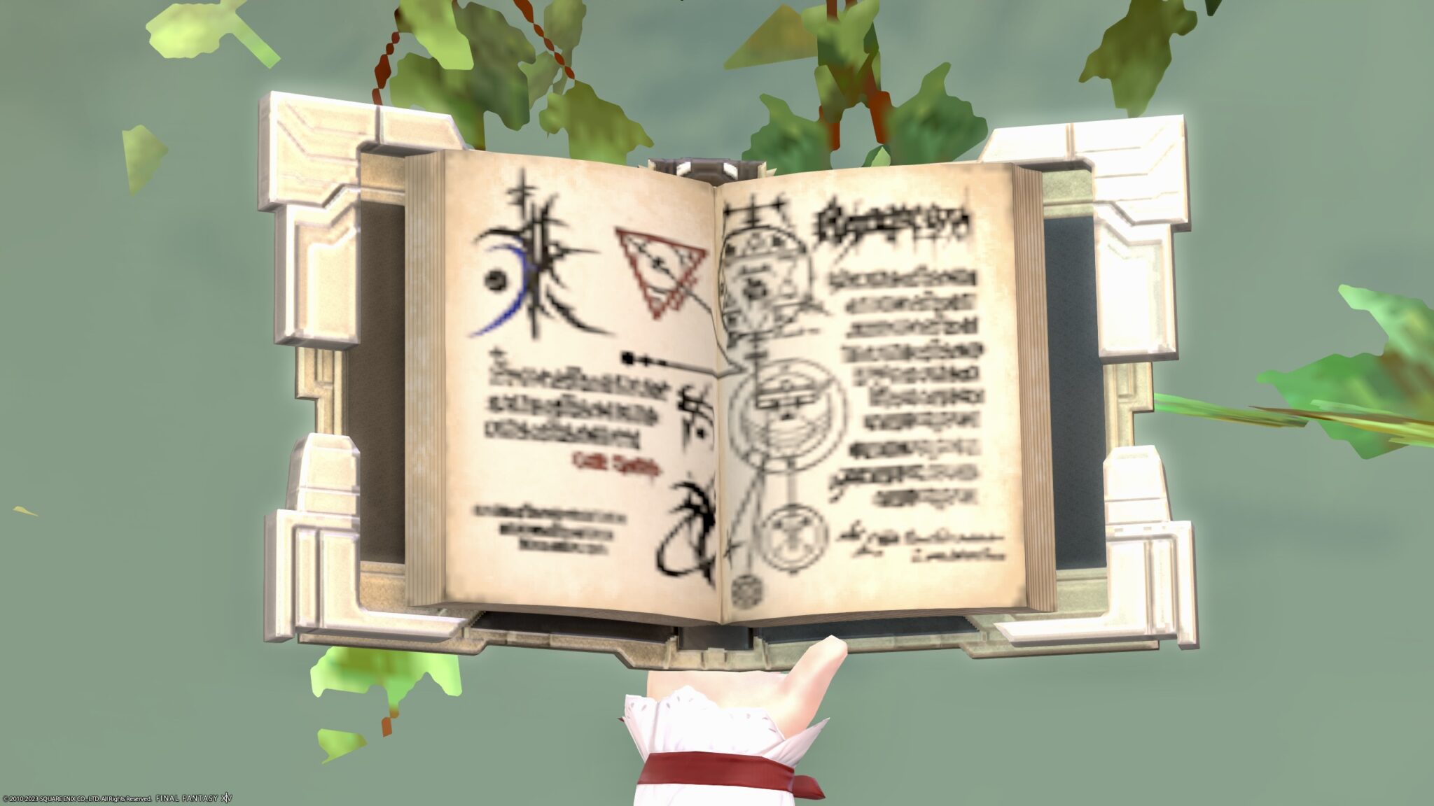 Glowing Digital Book of Ancient Civilization Summoner Weapon “Ronkan ...
