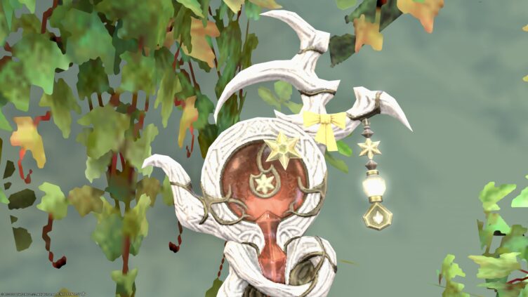 Like Puella Magi? Cute Amber White Mage Weapon “Moonward Wand ...