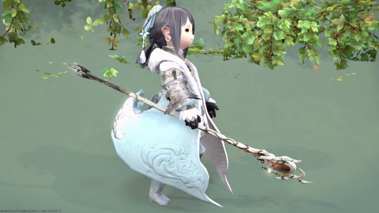 Like Puella Magi? Cute Amber White Mage Weapon “Moonward Wand ...