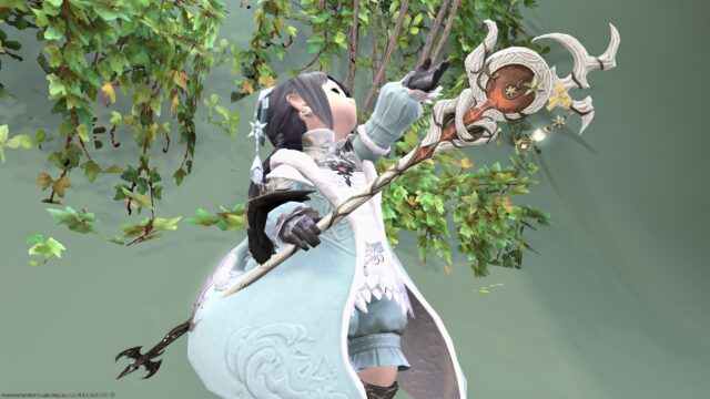 Like Puella Magi? Cute Amber White Mage Weapon “Moonward Wand ...