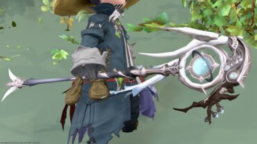 A cute sky-blue dove, Dohn Mheg’s Black Mage weapon “Fae Rod” | Norirow ...
