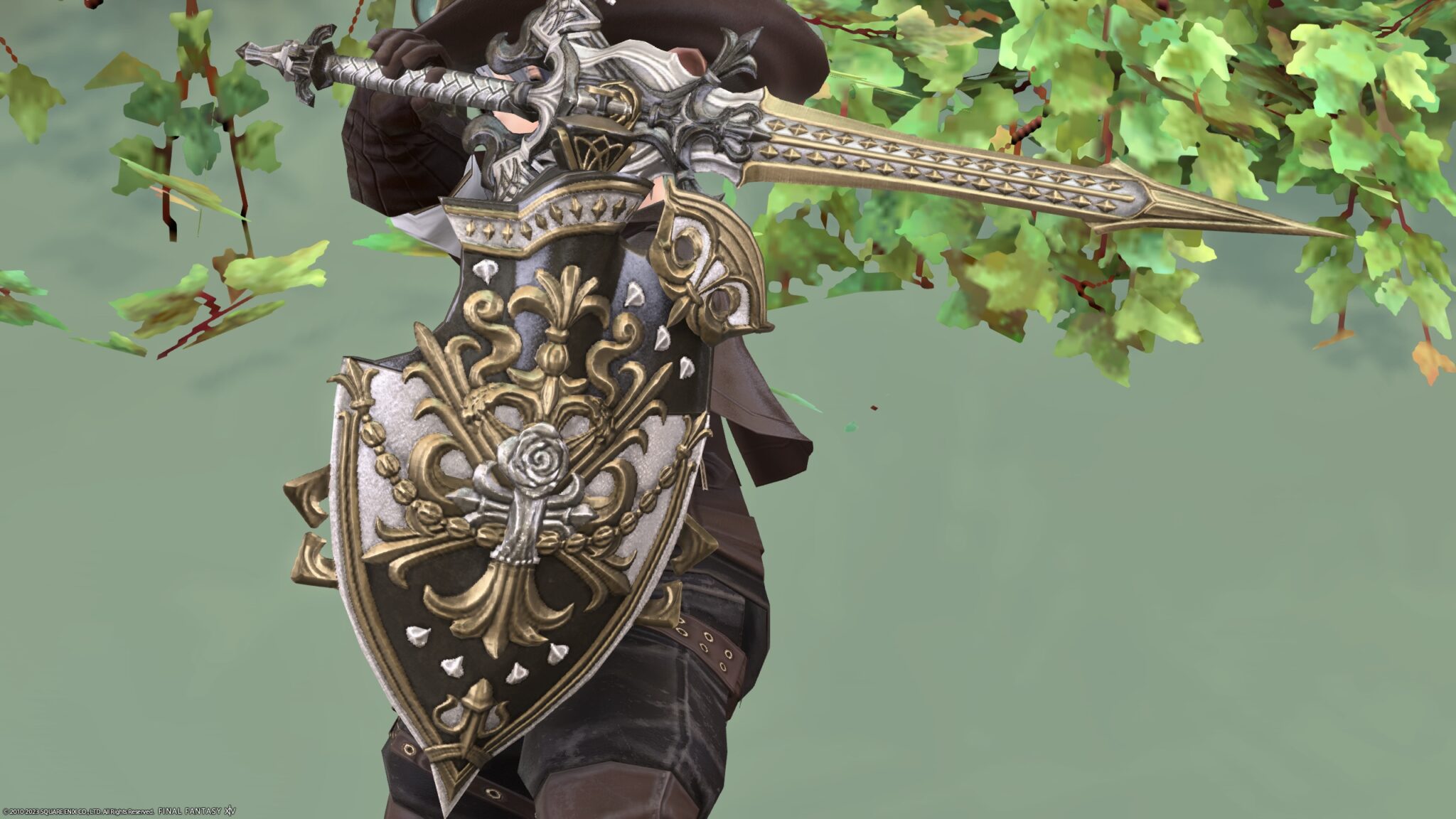 Like a masquerade ball? Gold Accessory Paladin Weapon “Diadochos Sword ...