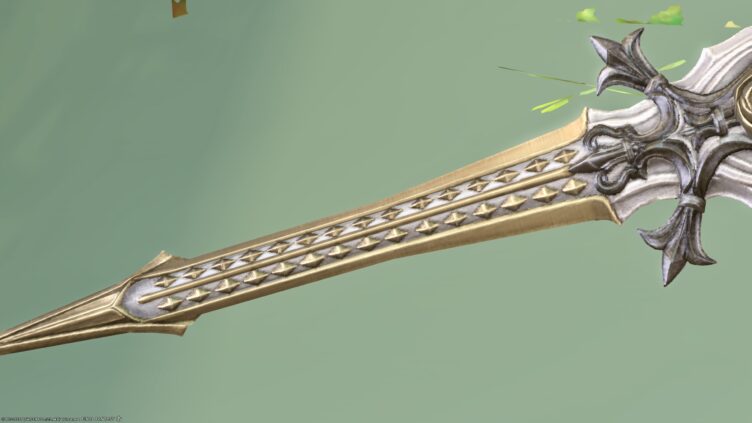 Like a masquerade ball? Gold Accessory Paladin Weapon “Diadochos Sword ...