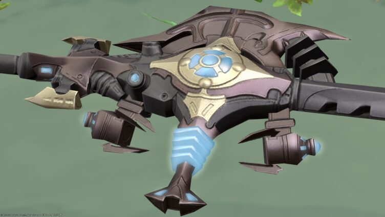 A little cyber and futuristic Dragoon spear “Augmented Lost Allagan ...