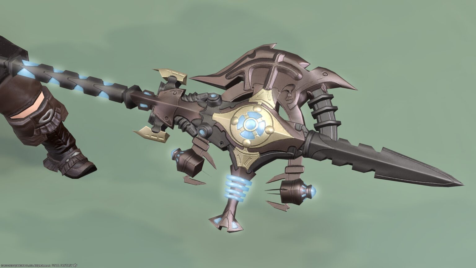 A little cyber and futuristic Dragoon spear “Augmented Lost Allagan ...