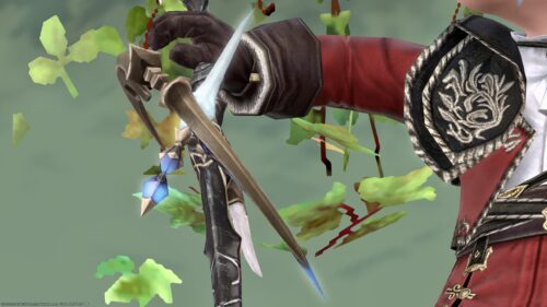 Gorgeous rapier with a blue crescent moon / Red Mage Weapon “Lunar ...