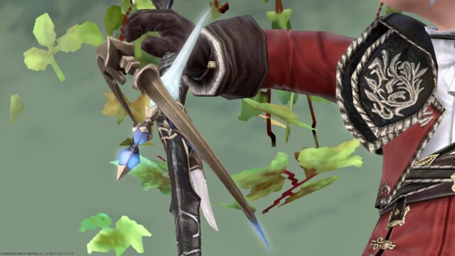 Gorgeous rapier with a blue crescent moon / Red Mage Weapon “Lunar ...