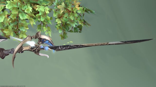 Gorgeous rapier with a blue crescent moon / Red Mage Weapon “Lunar ...