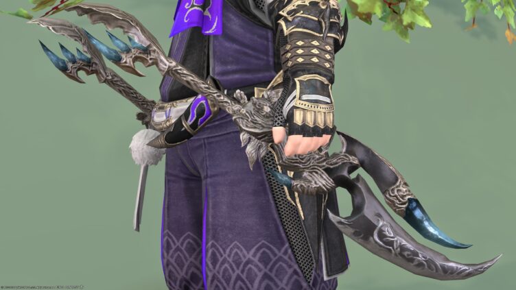 Dohn Mheg’s ninja weapon “Fae Knives”, antique and mysterious like the ...