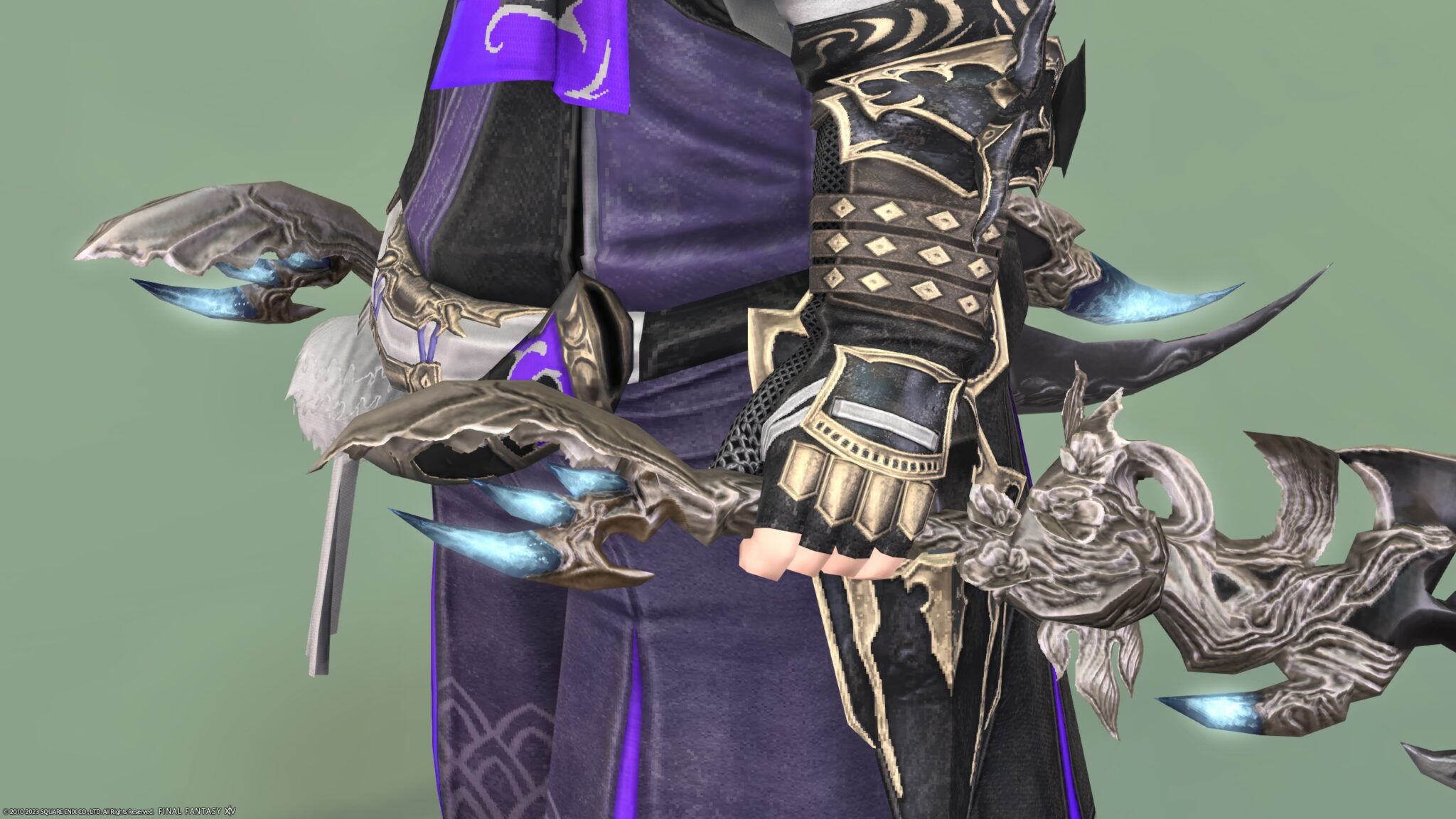 Dohn Mheg’s ninja weapon “Fae Knives”, antique and mysterious like the ...