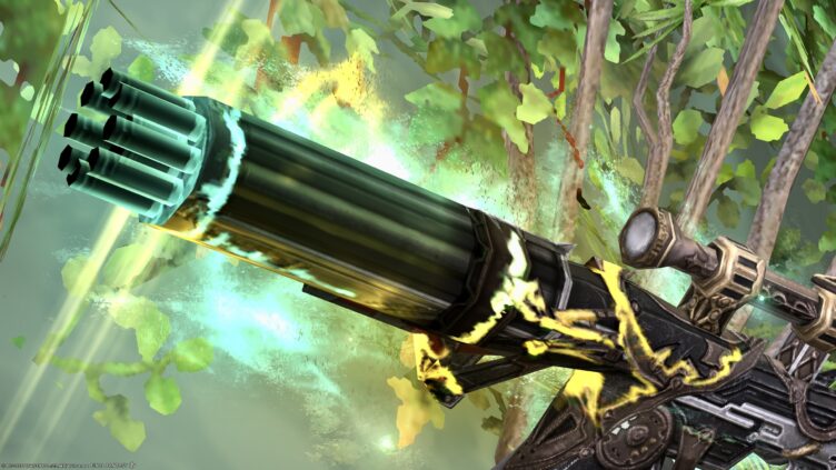 Machinist’s MW 3rd stage Gatling gun type glowing rifle “Majestic ...