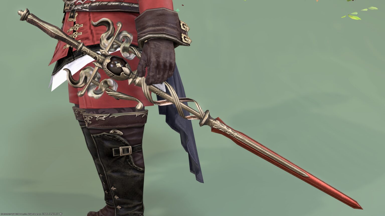 Red Mage’s MW 3rd stage / Rapier with glowing red crescent moon ...