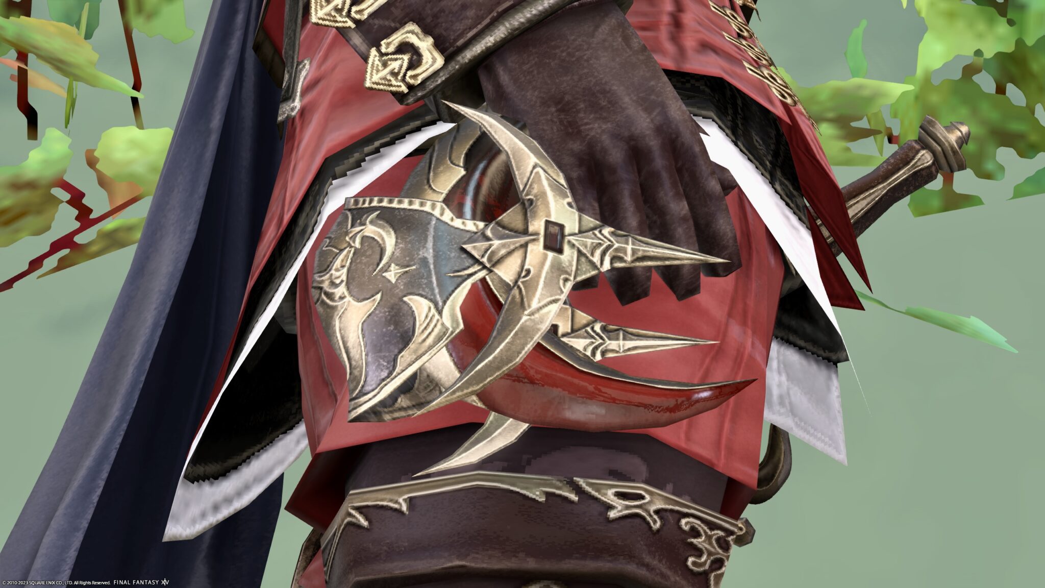 Red Mage’s MW 3rd stage / Rapier with glowing red crescent moon ...