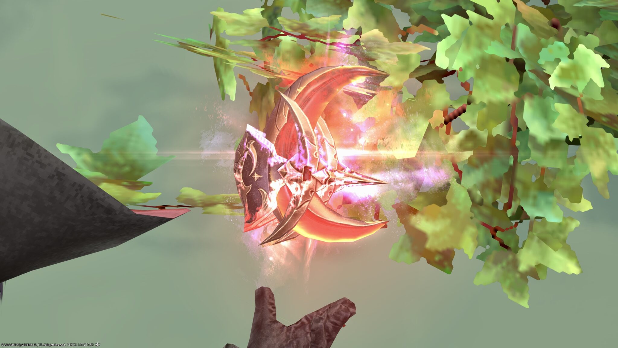 Red Mage’s MW 3rd stage / Rapier with glowing red crescent moon ...