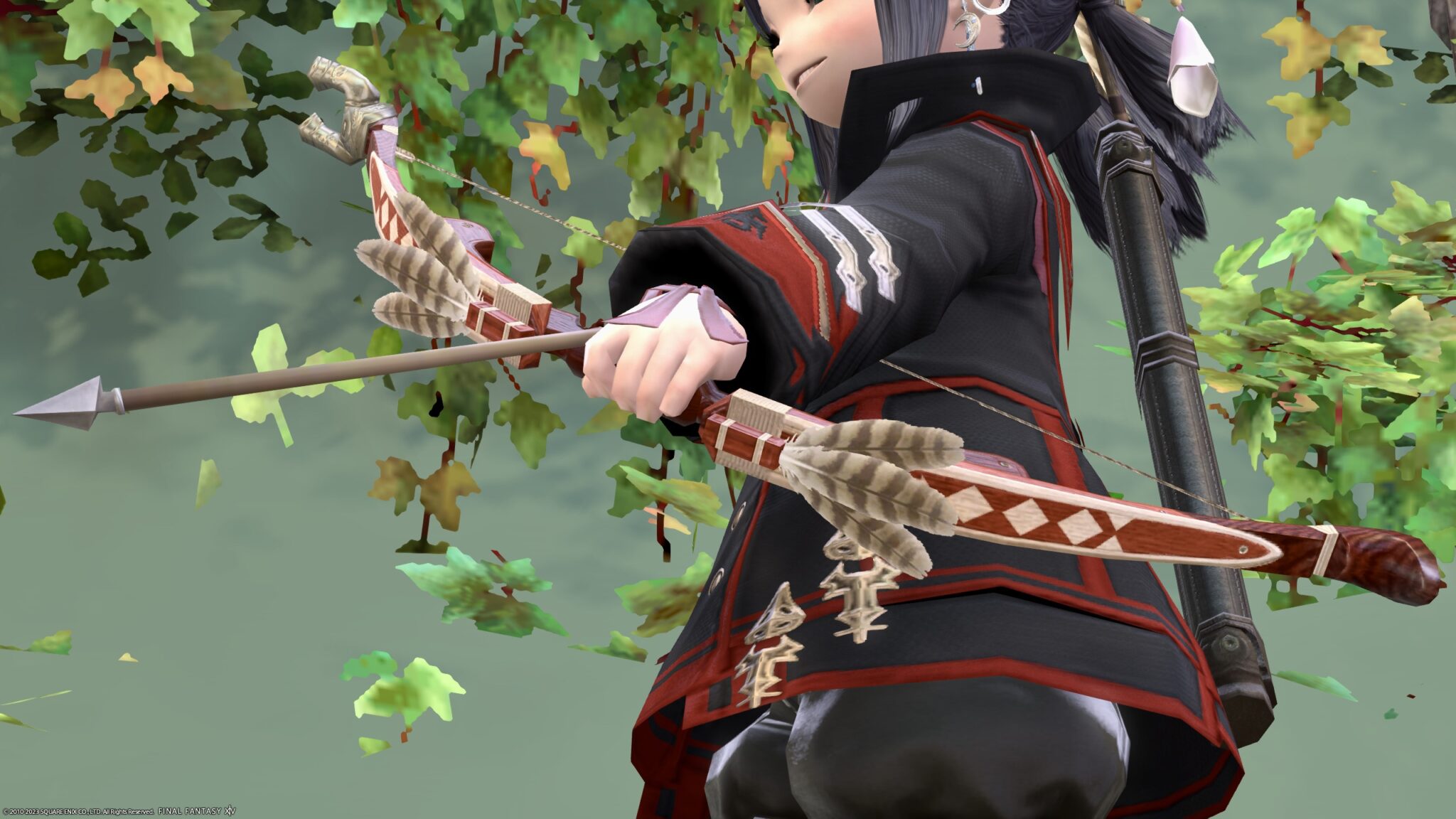 Red Wood Cute Early Bow: Bard Weapon “Bow of Owls” | Norirow Note エオルゼア ...