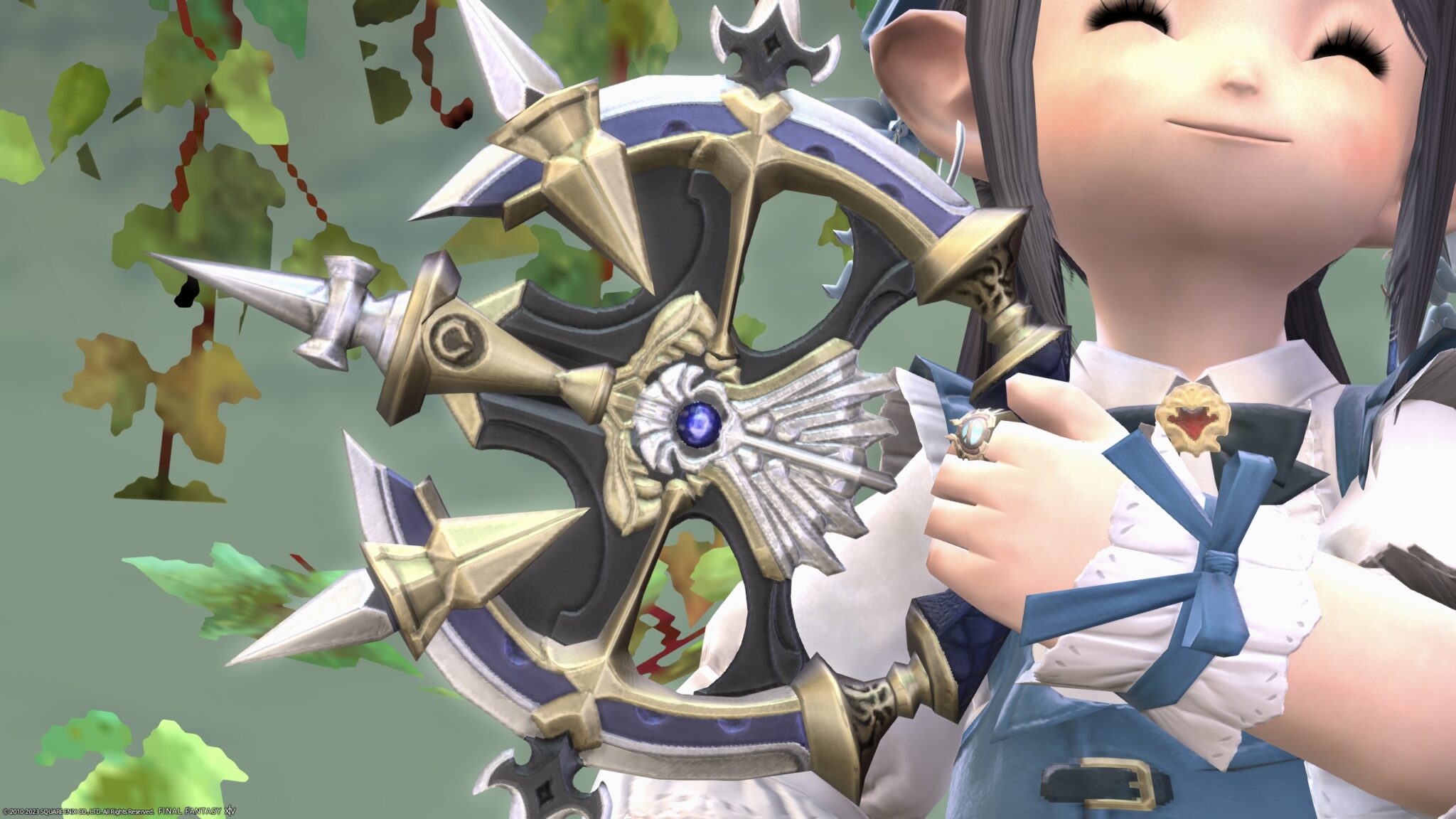 A dancer’s fashionable moon ring that looks like a noble fighting ...