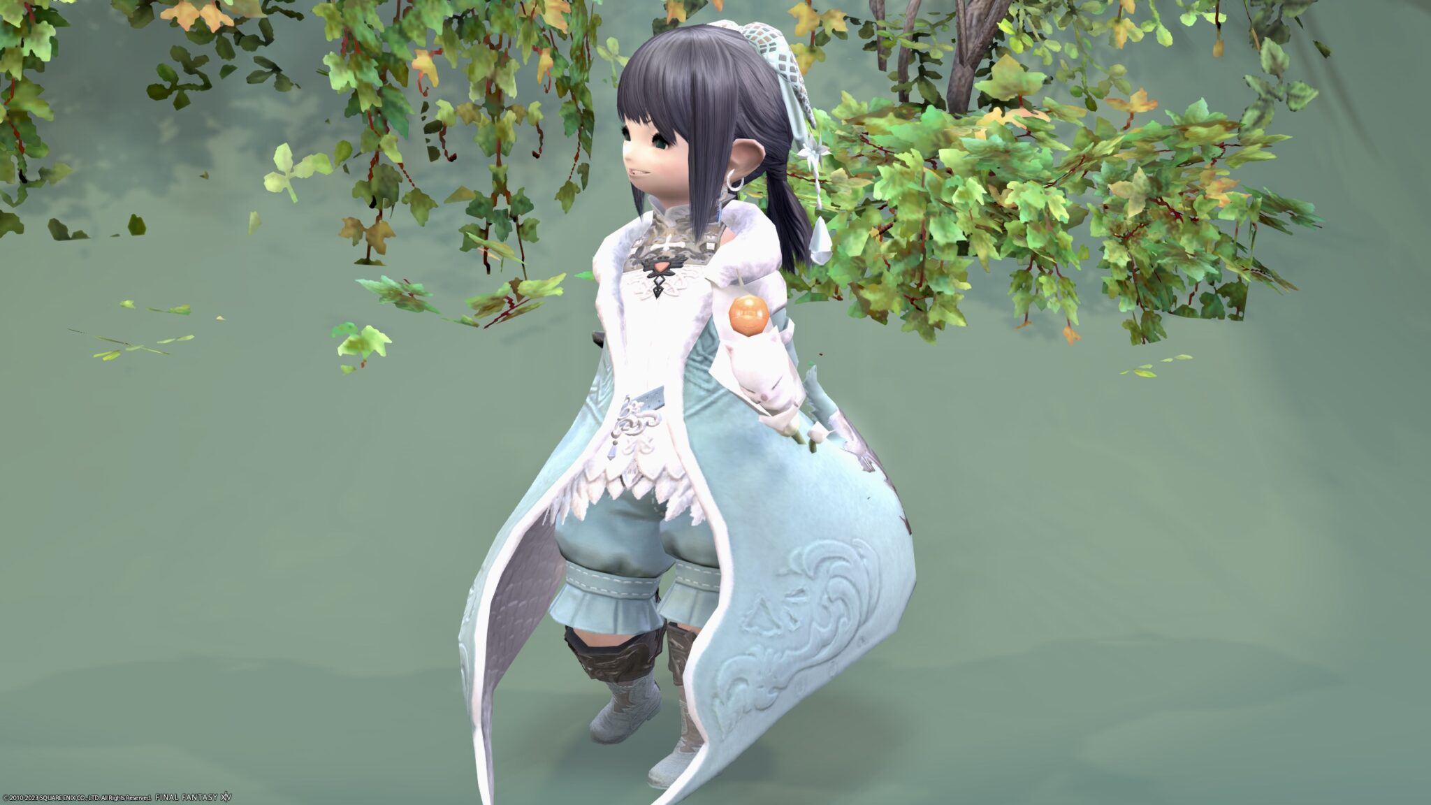 A cute moogle bouquet? White Mage’s precious glowing one-handed staff ...