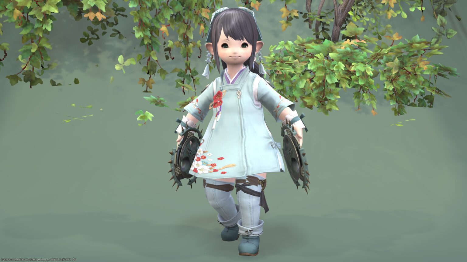 Cactus-style dancer weapon with popping thorns “Dwarven Mythril Glaives ...