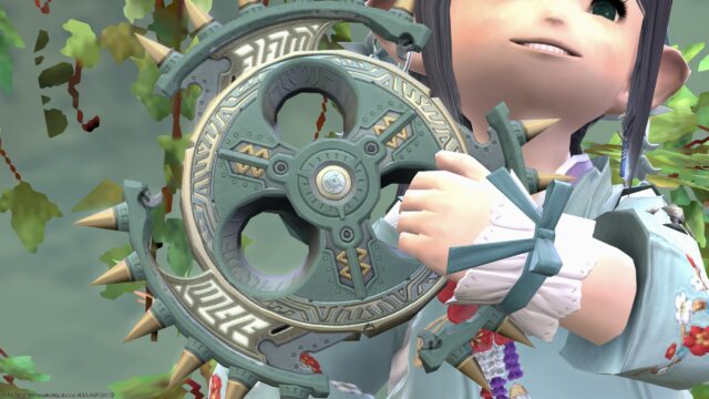 Cactus-style dancer weapon with popping thorns “Dwarven Mythril Glaives ...