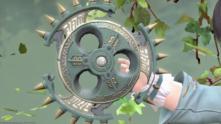 Cactus-style dancer weapon with popping thorns “Dwarven Mythril Glaives ...