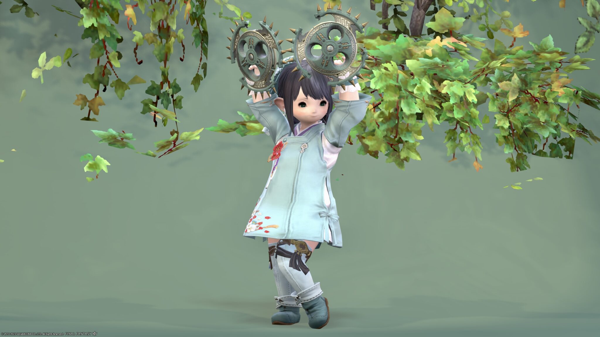 Cactus-style dancer weapon with popping thorns “Dwarven Mythril Glaives ...