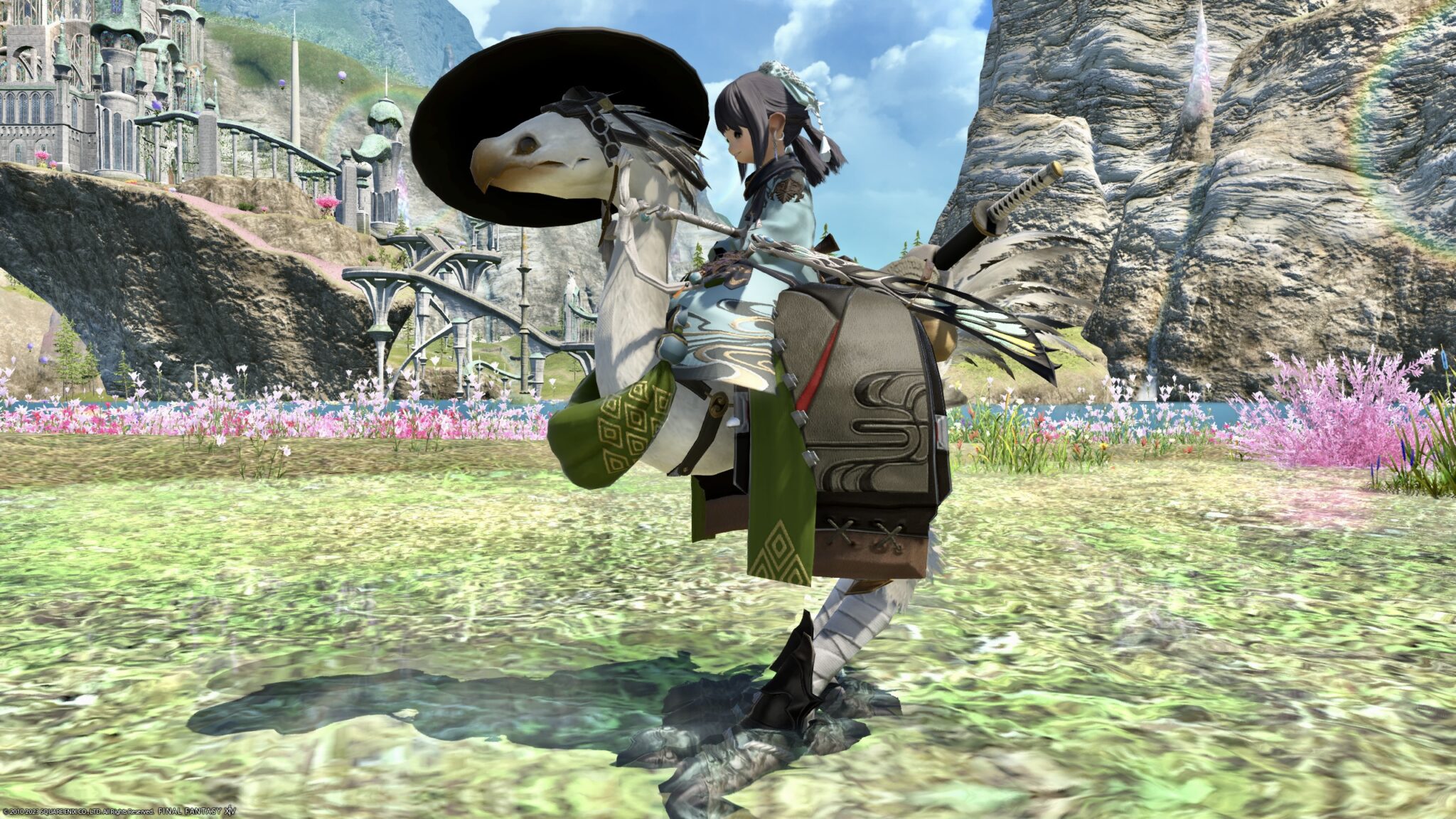 Wandering samurai-style cute chocobo armor “Samurai Barding” | Norirow ...