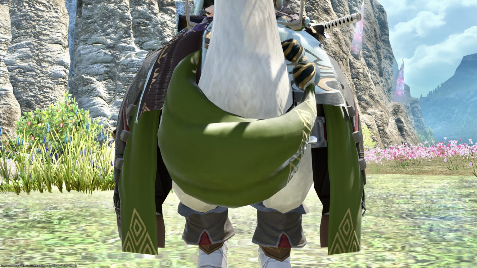 Wandering samurai-style cute chocobo armor “Samurai Barding” | Norirow ...