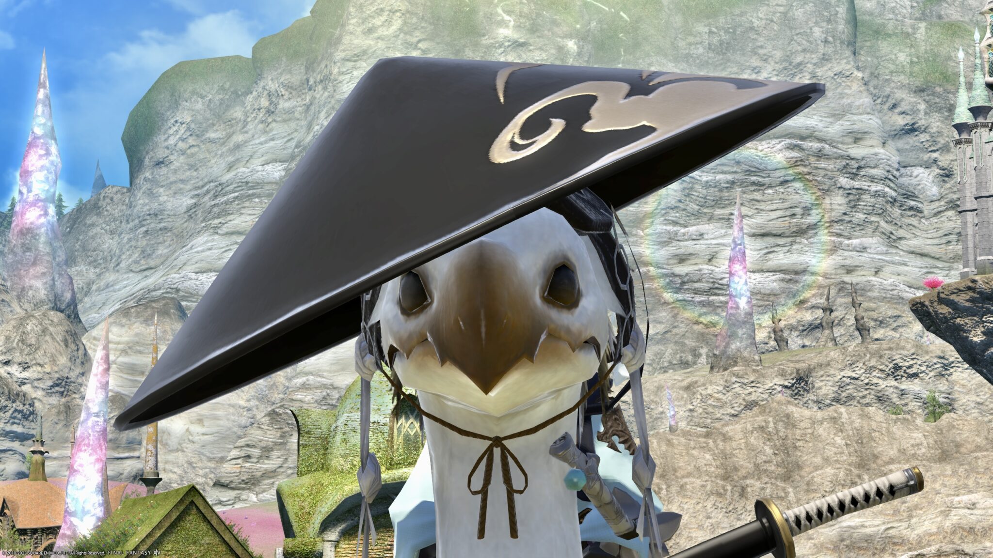 Wandering samurai-style cute chocobo armor “Samurai Barding” | Norirow ...